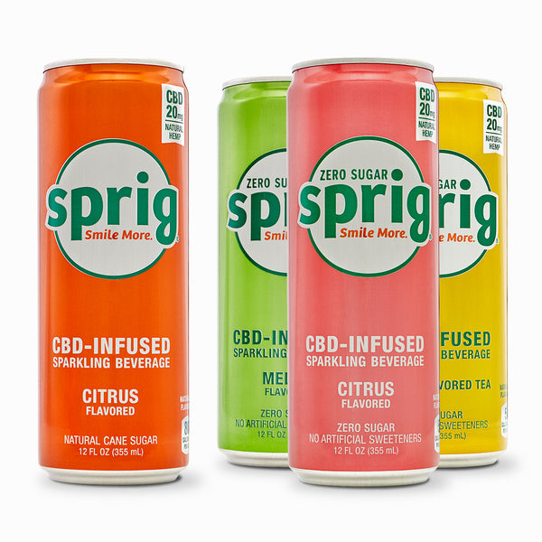 Sprig CBD-Infused Sparkling Beverage Introduces New Sleek Cans
